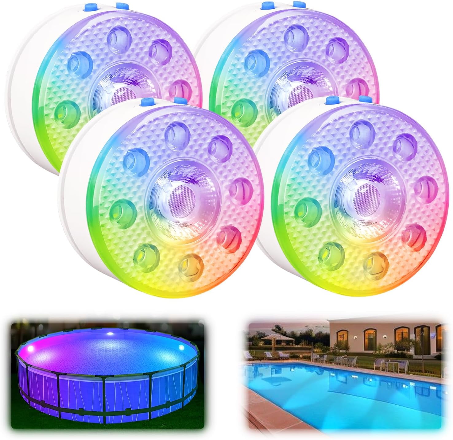 Underwater Pool Lights for Above Ground and Inground Swimming Pools ...