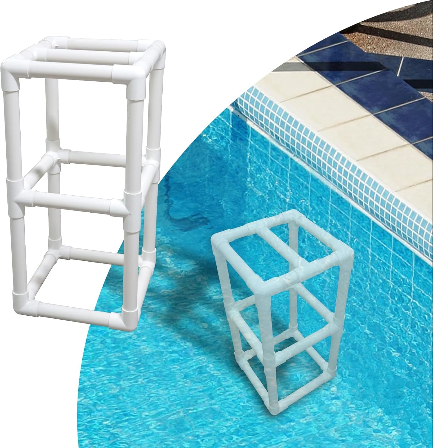Underwater Pool Stool with Foot Rest, Pool Stools for Under Water ...