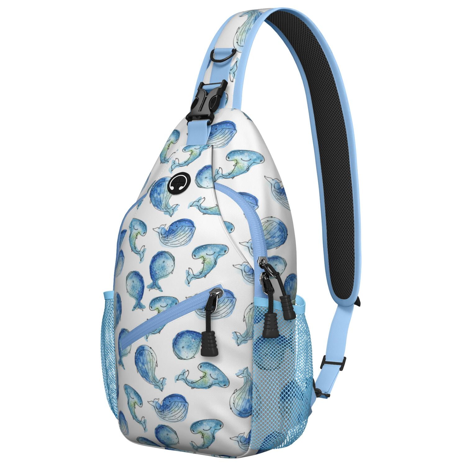 Underwater Sling Bag - Nautical Sea Life Art for Outdoor Adventures ...