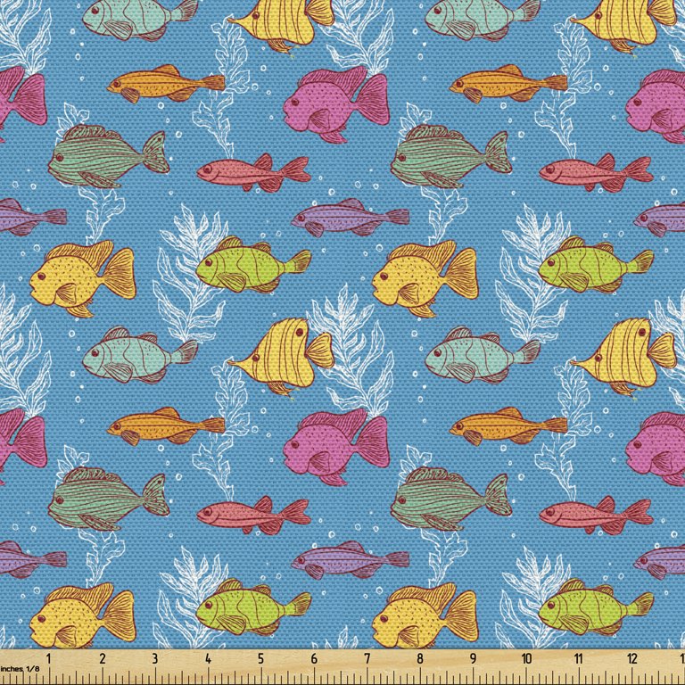 underwater pattern fabric