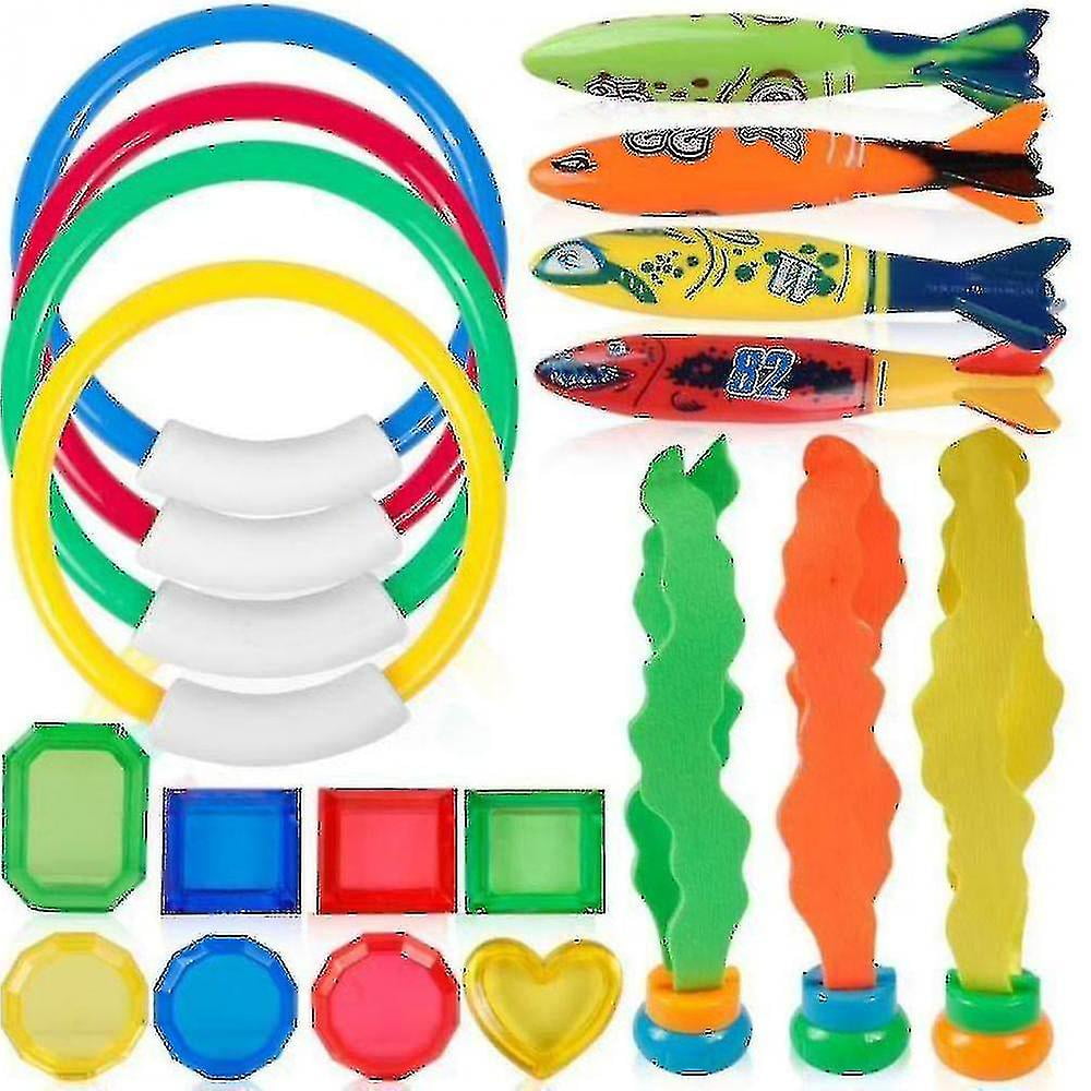 Underwater Swimming Diving Pool Toy Set,diving Toy For Pool For Kids A ...