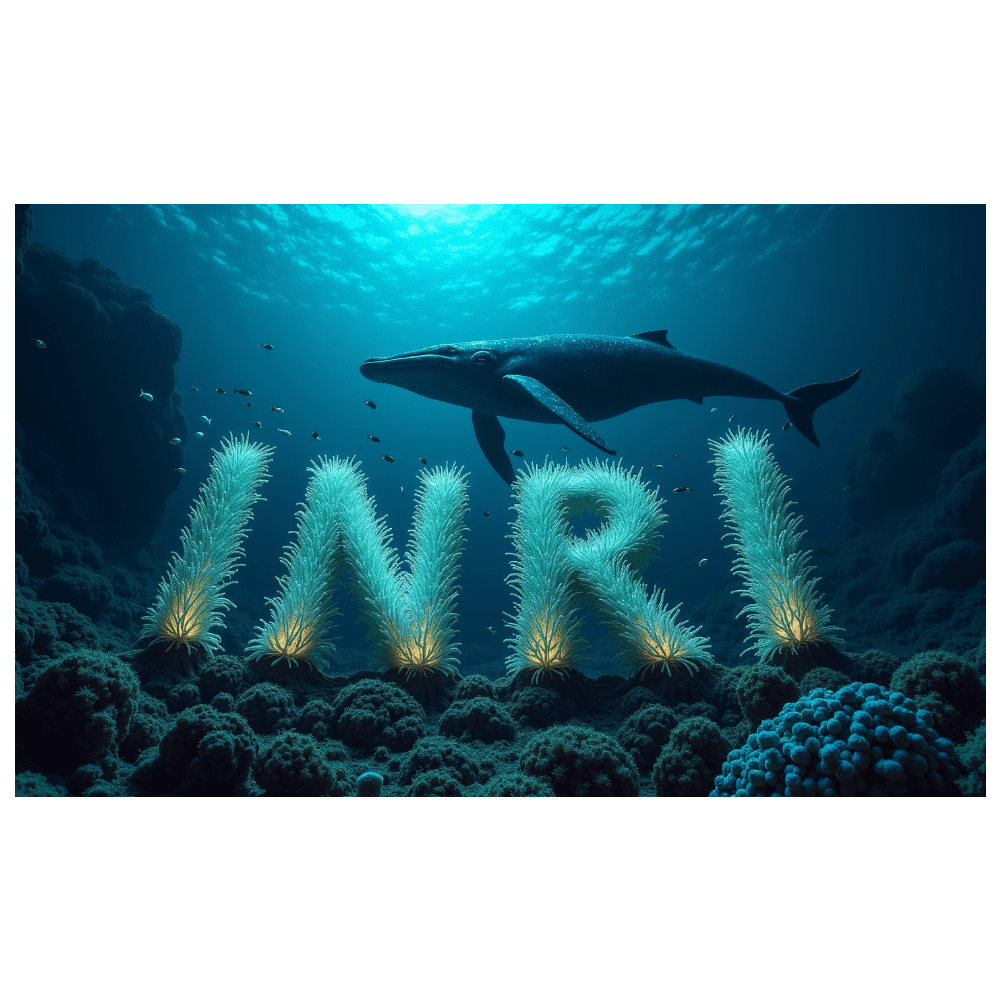 Underwater Themed INRI Banner with Crosses and Jellyfish Background Party Decoration Backdrop ...
