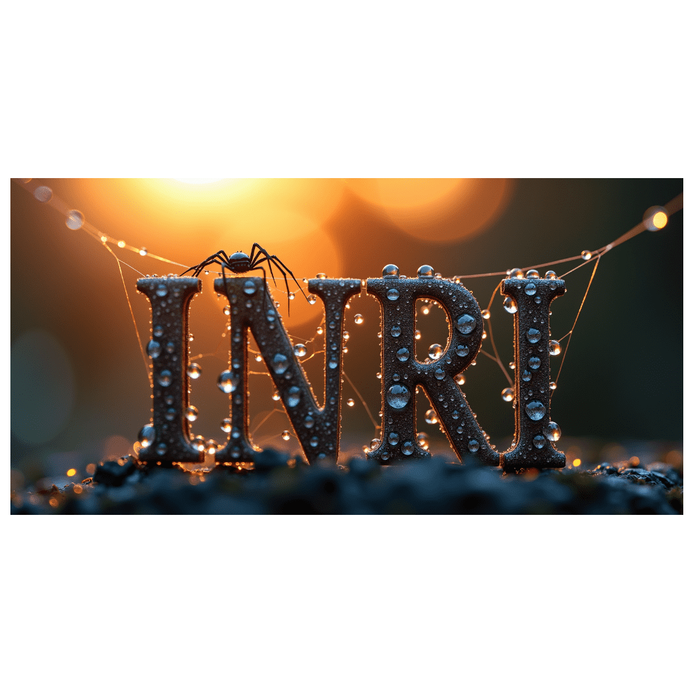 Underwater Themed INRI Banner with Crosses and Jellyfish Background ...