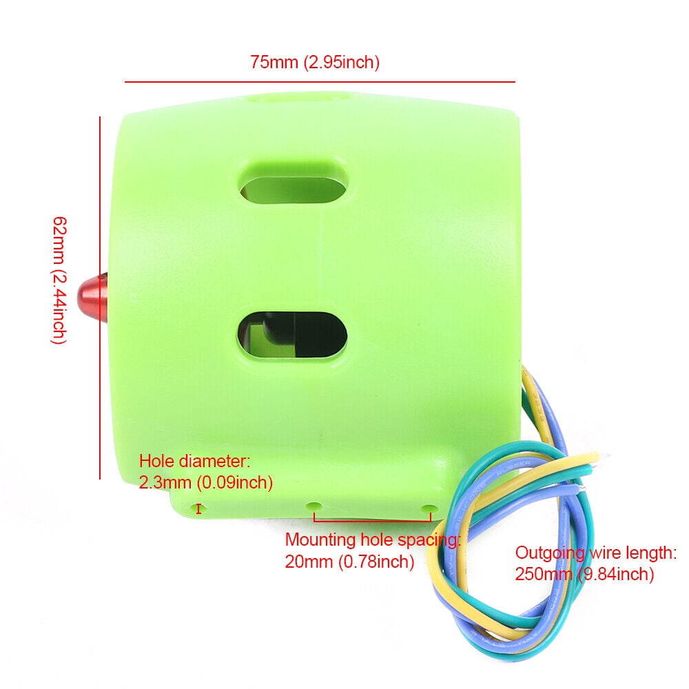 Underwater Thruster Motor 4 Blades Ship Model Propeller for ROV RC Bait ...