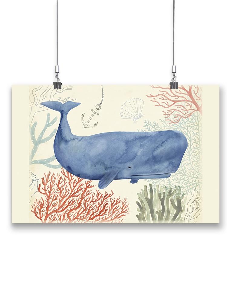 Underwater Whale Poster - Victoria Borges Designs, - Walmart.com