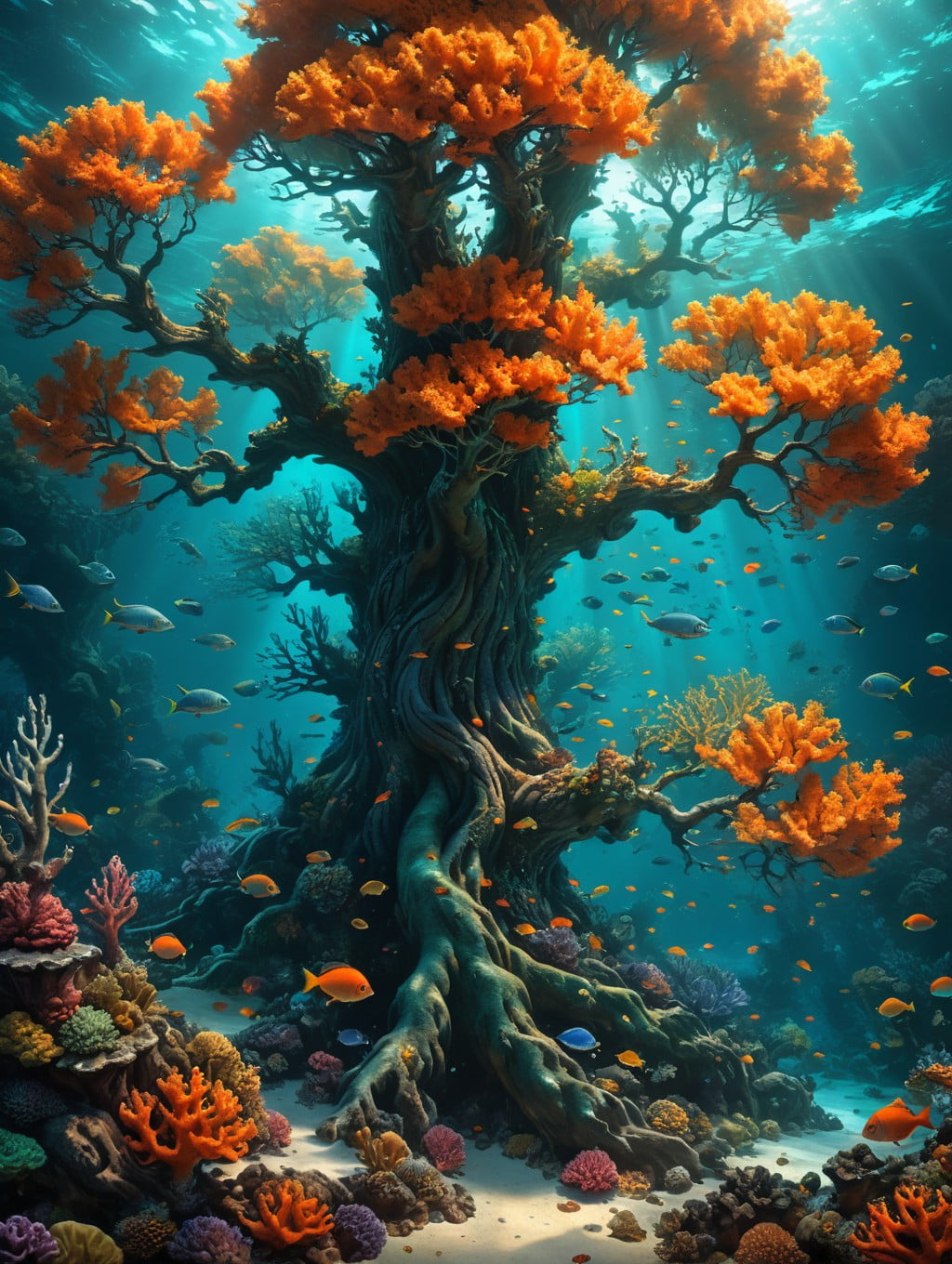 Underwater Wonderland: Coral Reef Ecosystem 1000 pieces wooden family ...