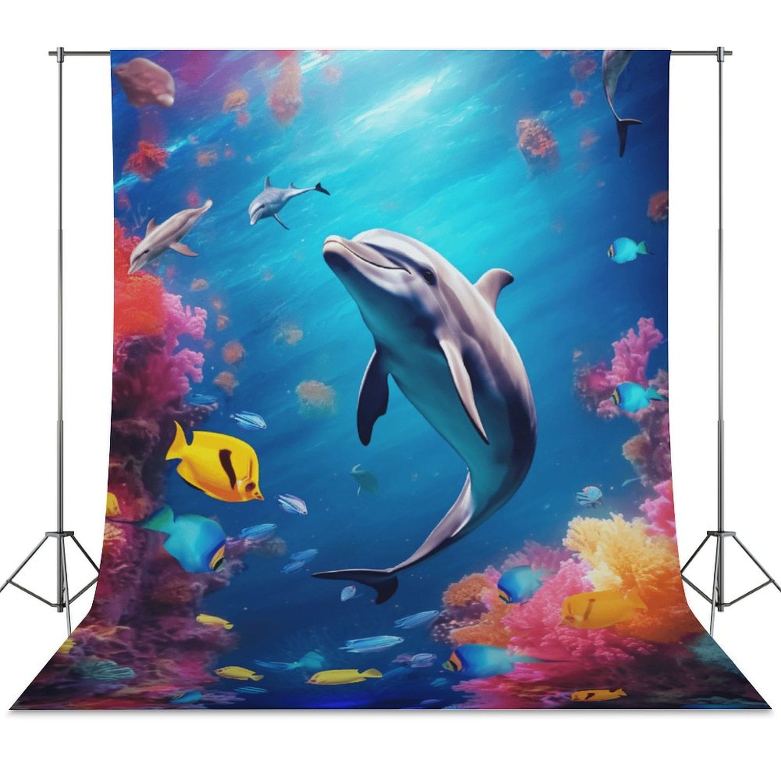 Underwater World Backdrop Baby Shower Newborn Portrait Girl Boy ...
