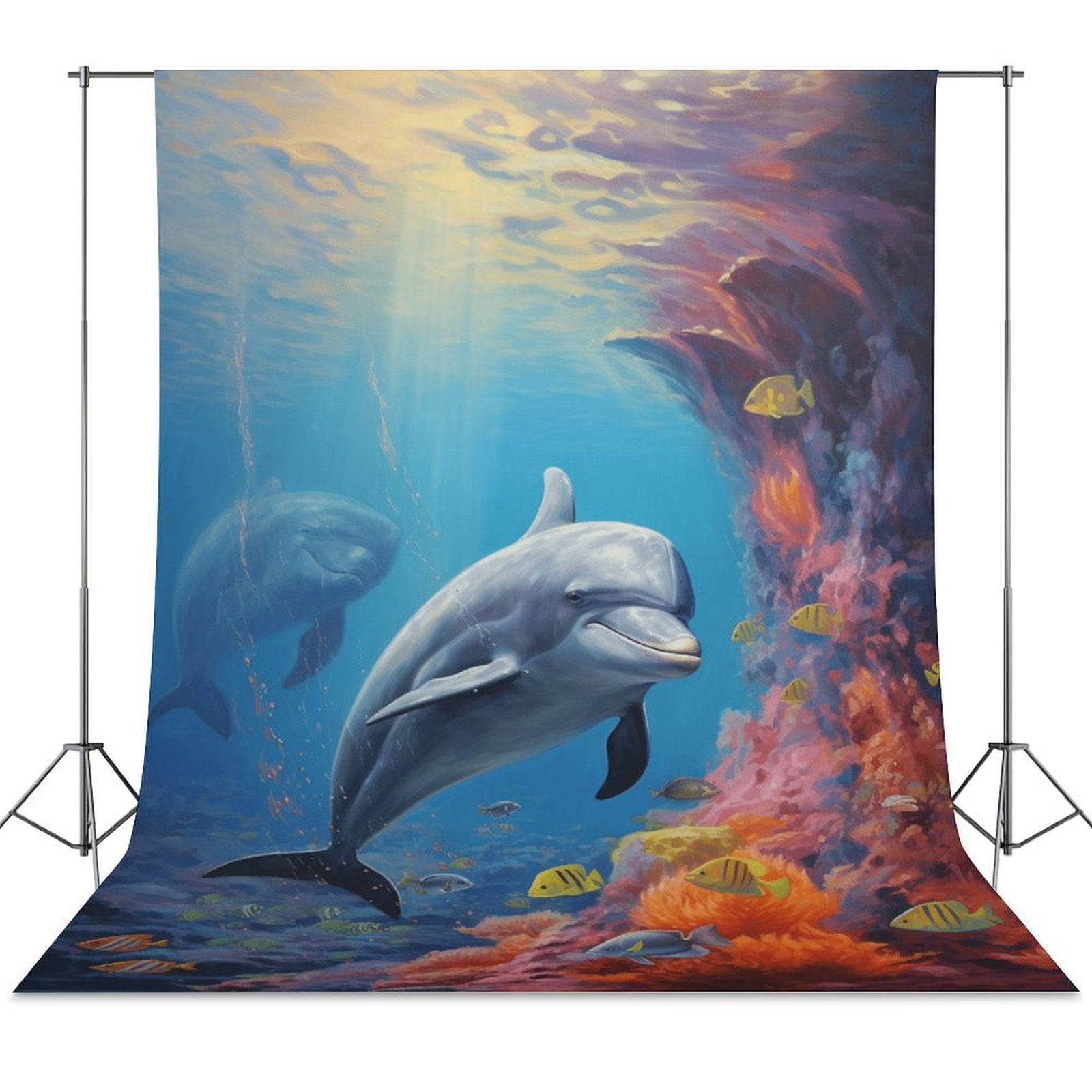 Underwater World Backdrop Baby Shower Newborn Portrait Girl Boy ...