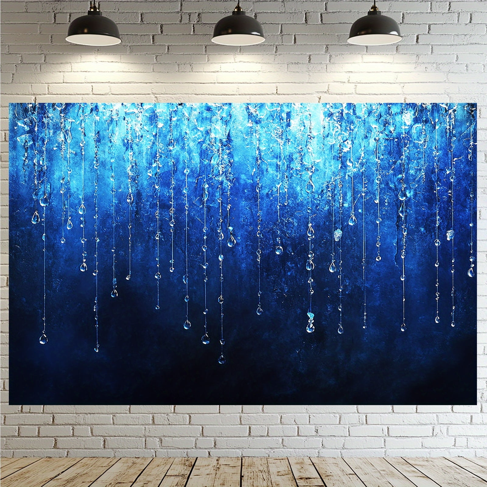 Underwater World Backdrop Blue and Green Ocean with Tassel Photography ...