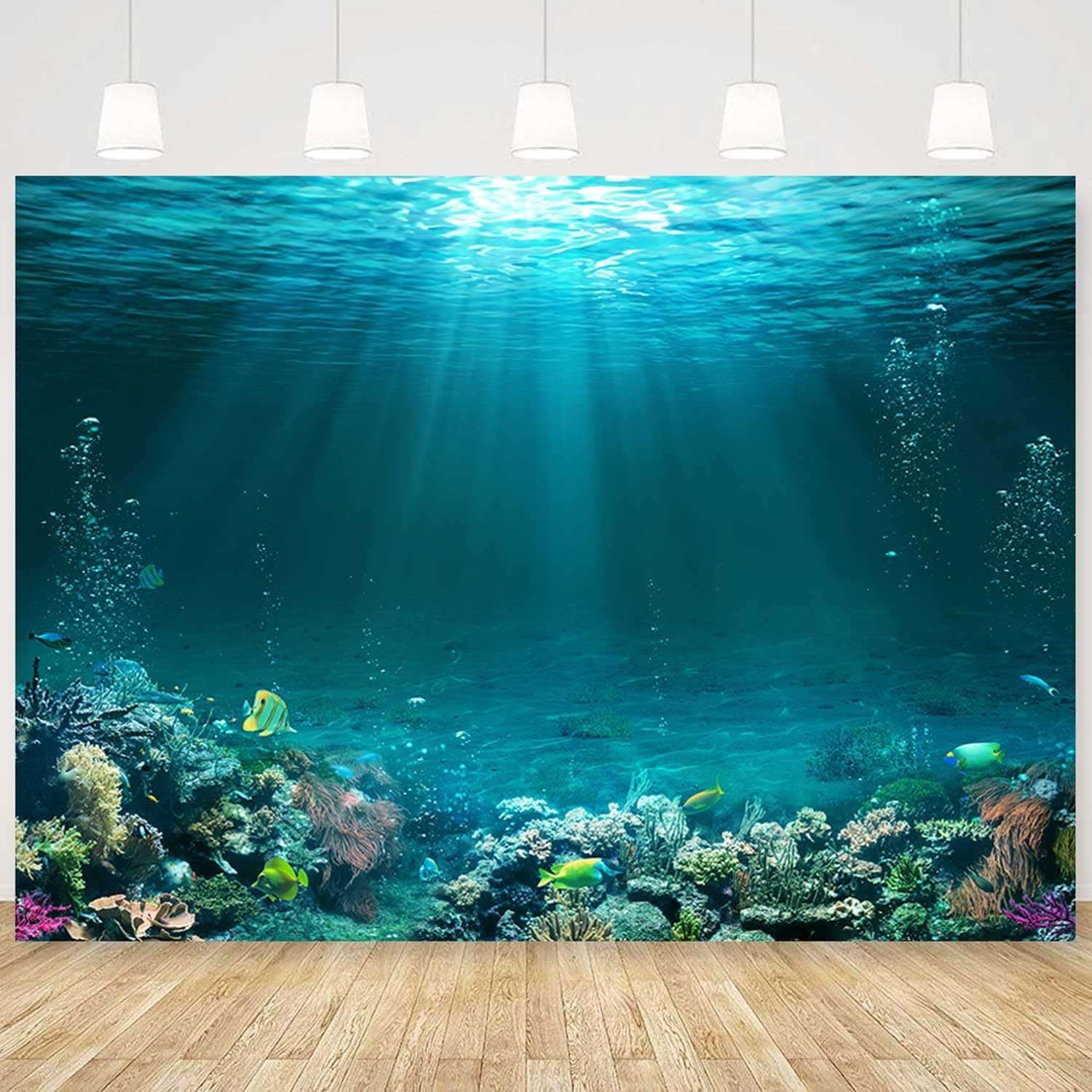 Underwater World Backdrop Fabric Under The Sea Photography Backdrops ...