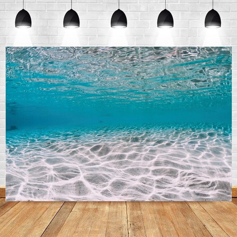 Underwater World Backdrop Seabed Shark Ocean Undersea Fish Coral Baby ...