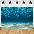 Underwater World Background Photography Background Undersea Deep Blue ...