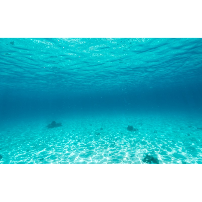 Underwater World Background Photography Undersea Sunlight Deep Blue ...