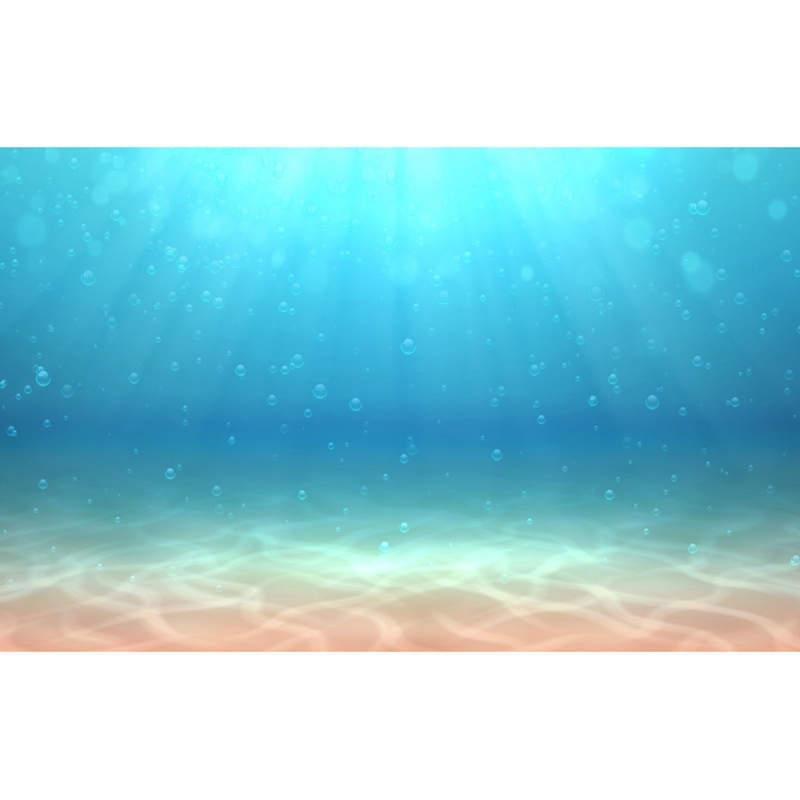 Underwater World Background Photography Undersea Sunlight Deep Blue ...