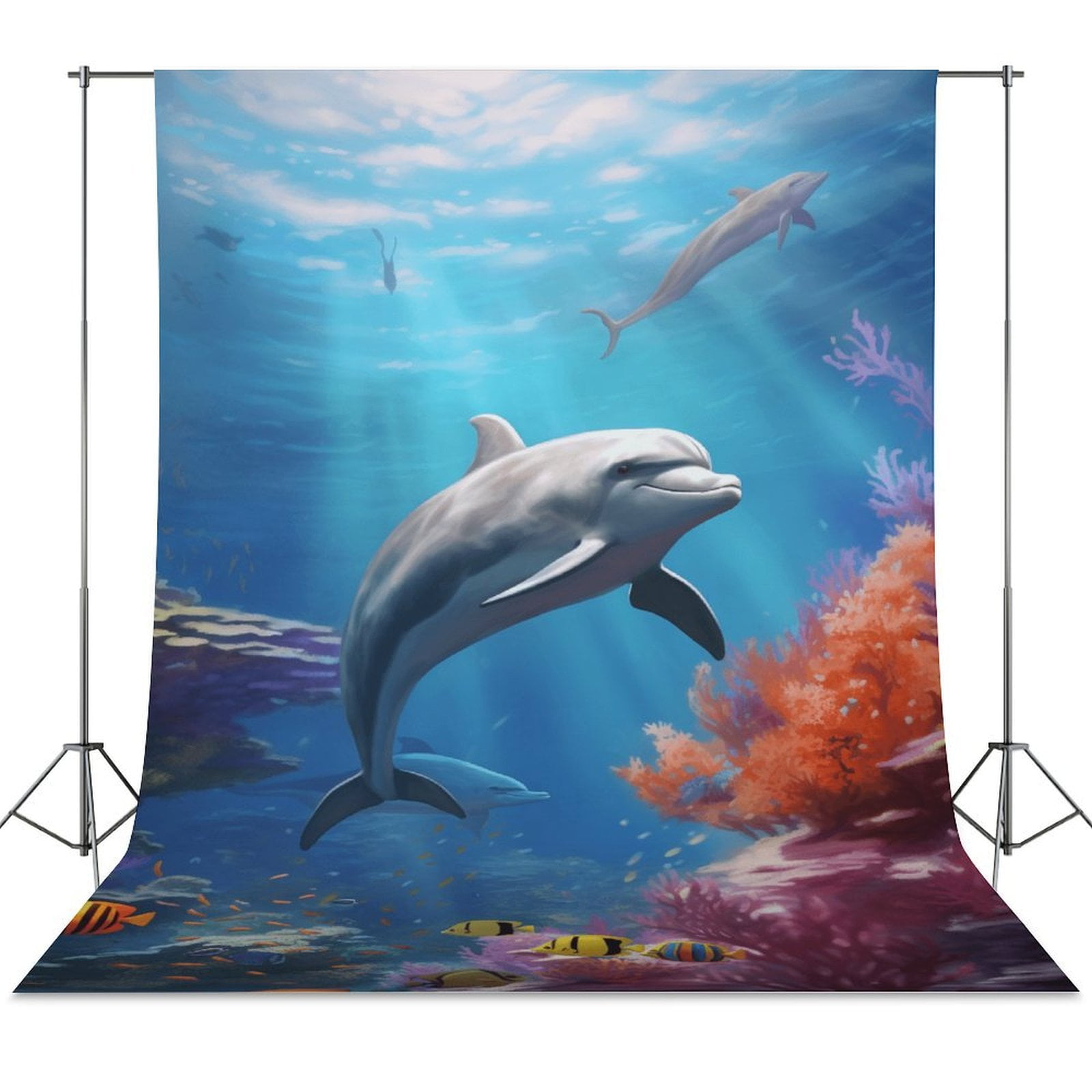 Underwater World Decorations BackdropPortrait Photography Background ...