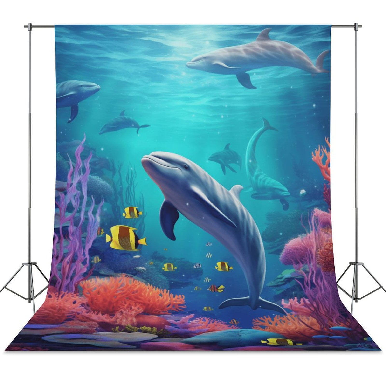Underwater World Decorations BackdropPortrait Photography Background ...