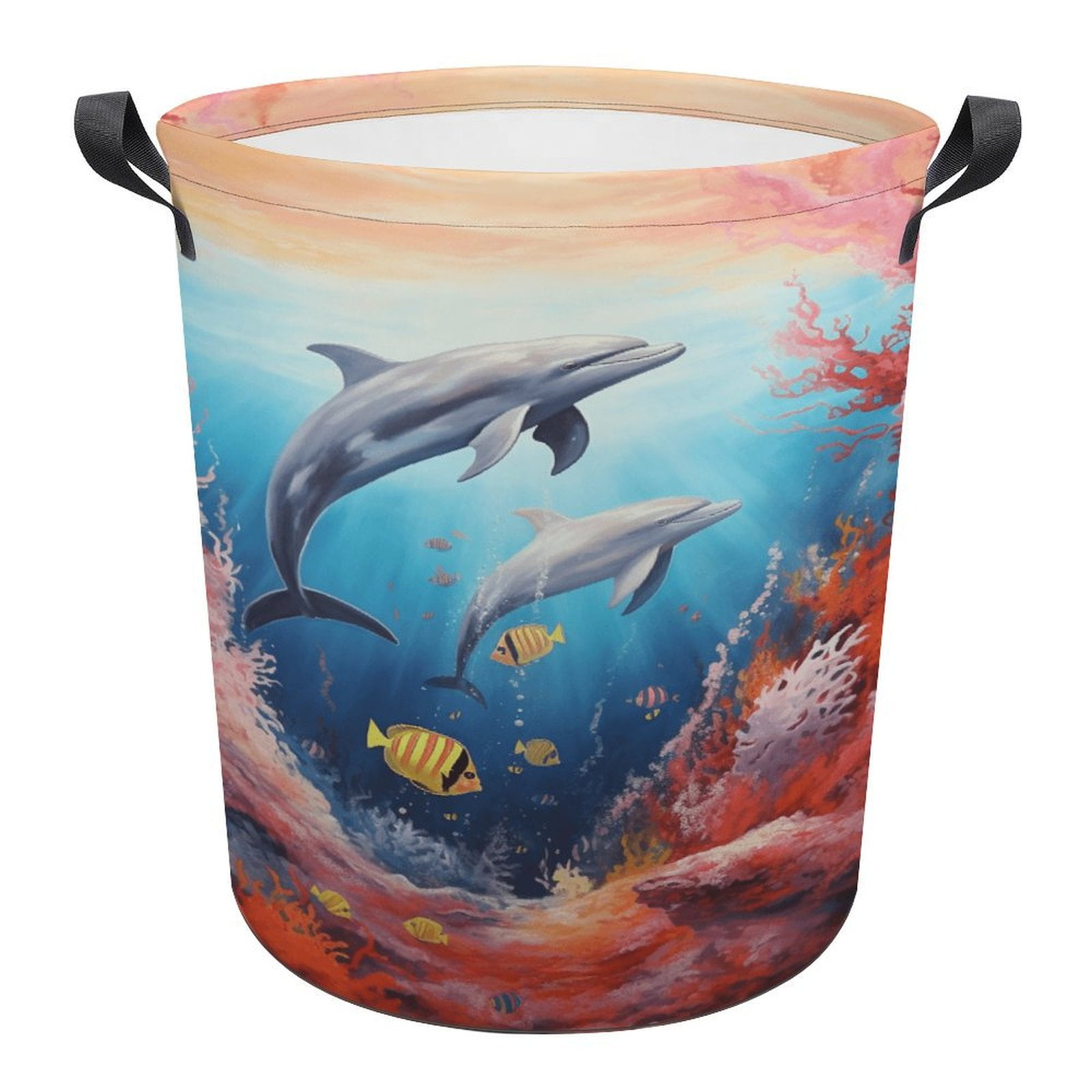 Underwater World Laundry Basket Foldable Large Clothes Storage Bin Baby Hamper - Walmart.com
