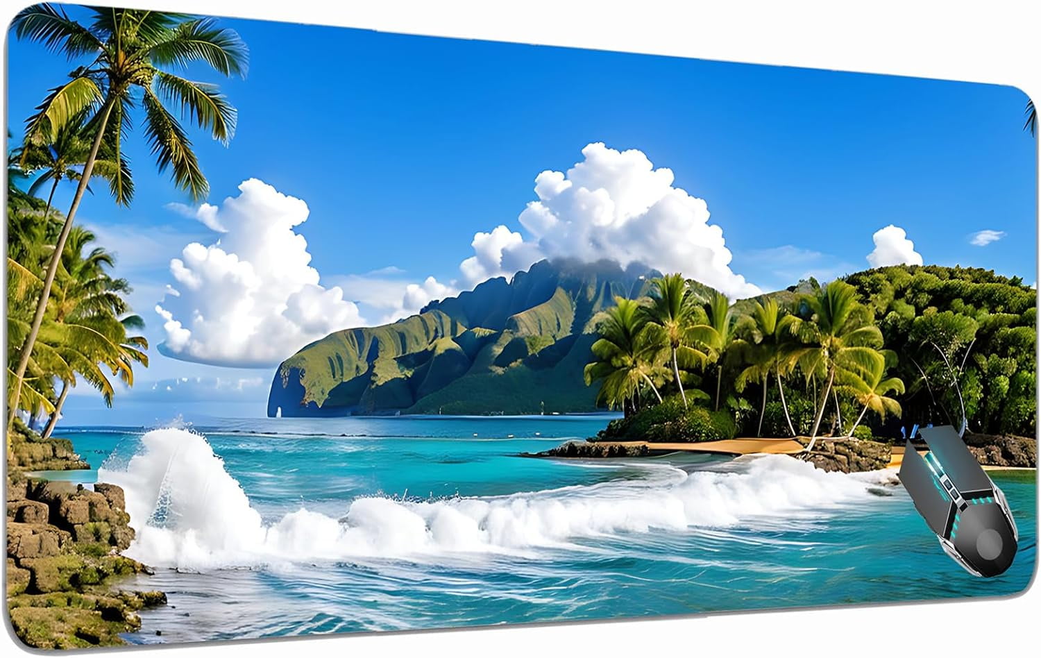 Underwater World Mouse Pad Large Gaming Mouse Pads Coral Laptop Desk ...