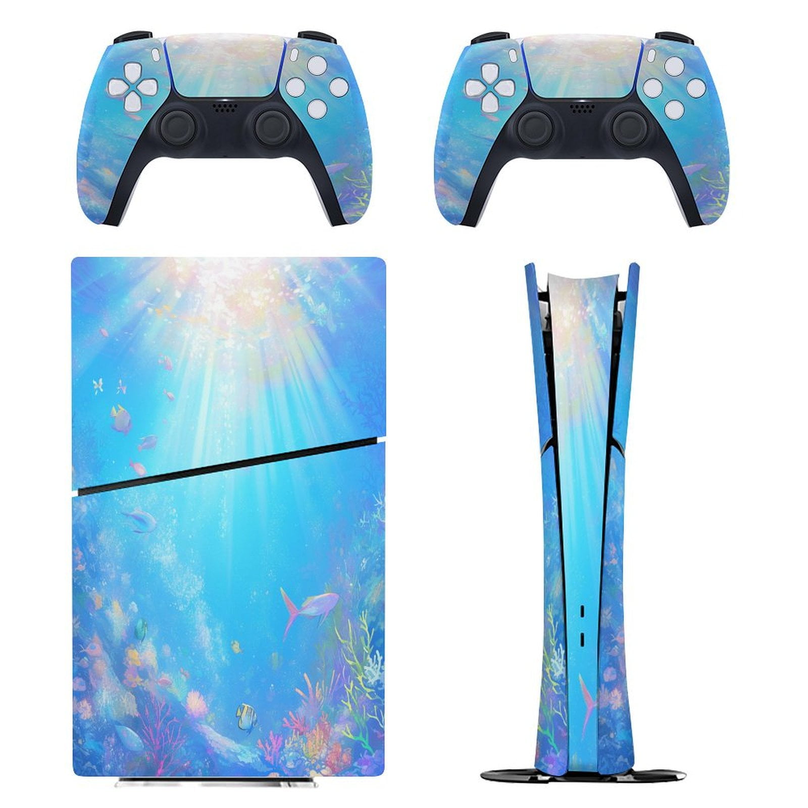 Underwater World PS5/PS5 Pro/PS5 Slim Digital Disc Skin Sticker For ...