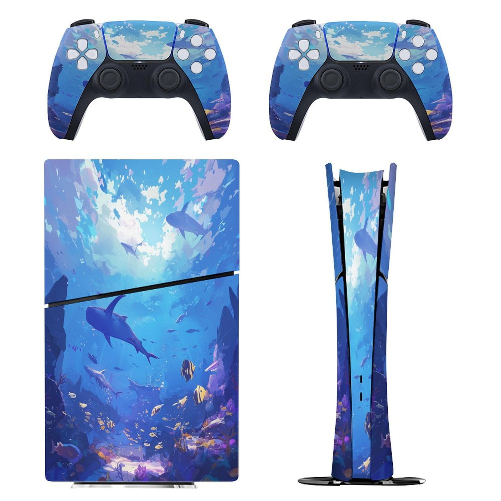 Underwater World PS5/PS5 Pro/PS5 Slim Digital Disc Skin Sticker For ...