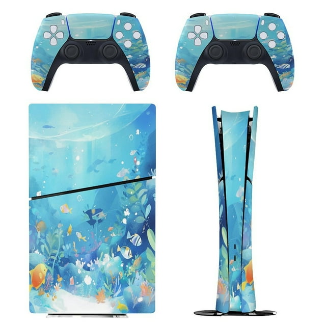 Underwater World PS5/PS5 Pro/PS5 Slim Digital Disc Skin Sticker For ...