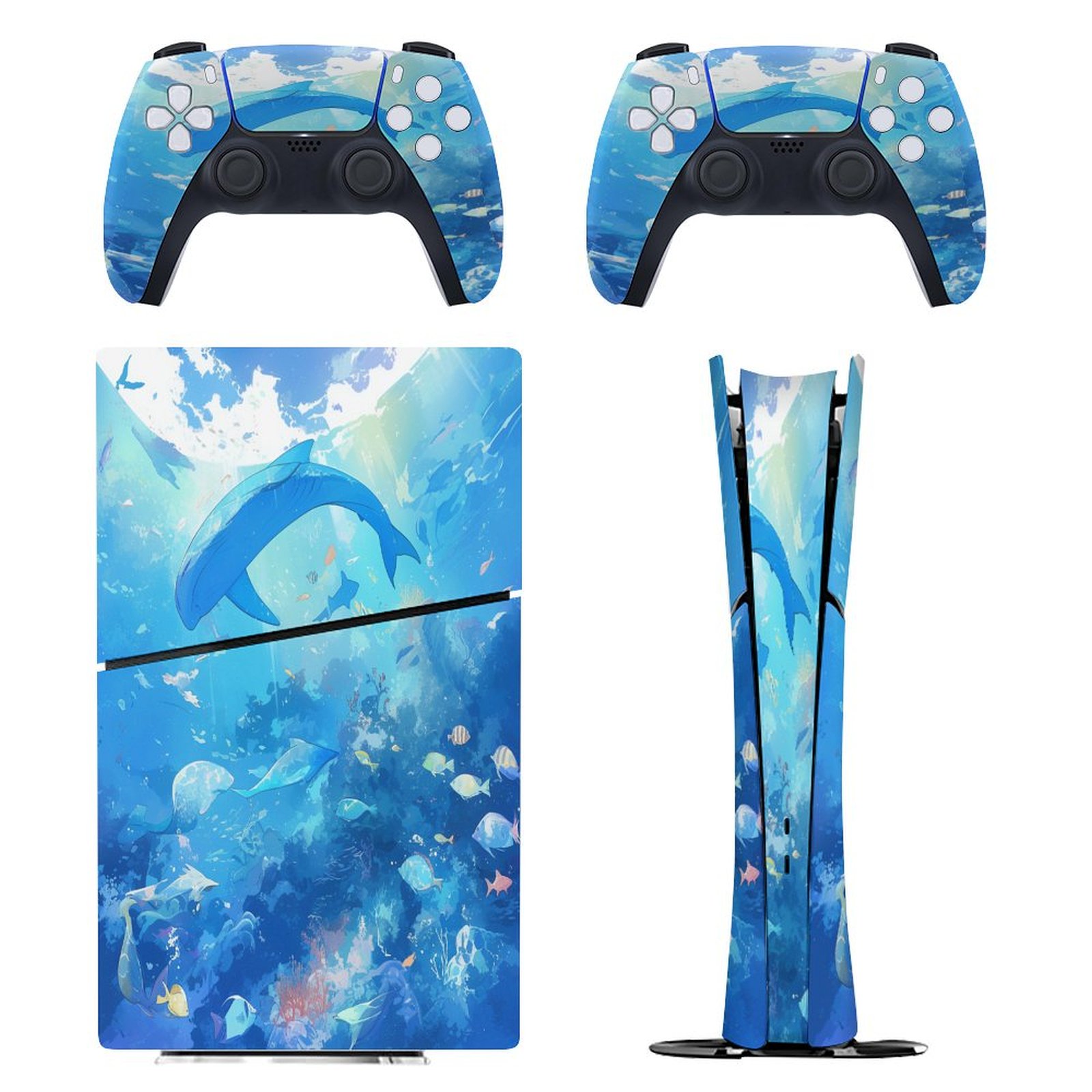 Underwater World PS5/PS5 Pro/PS5 Slim Digital Disc Skin Sticker For ...