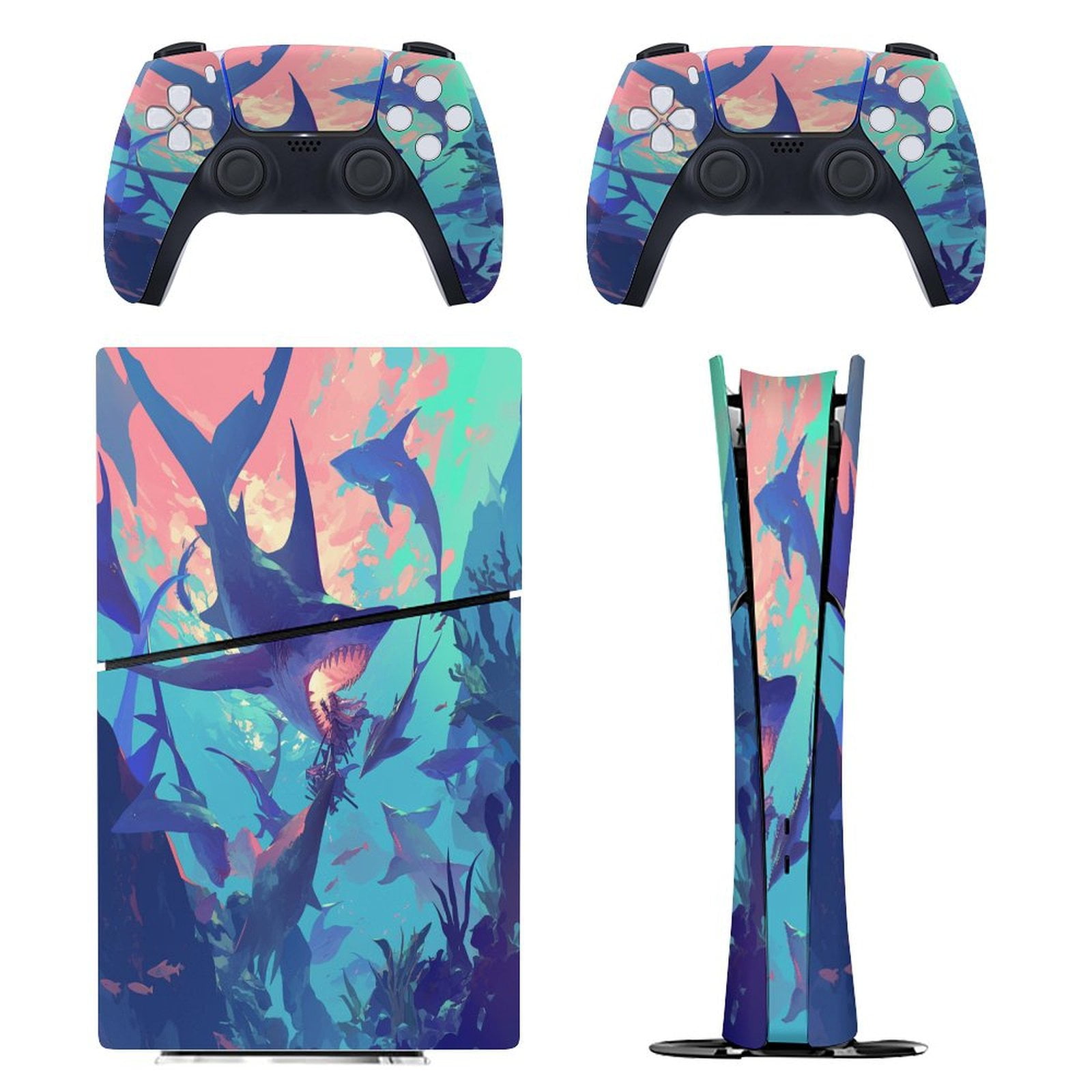 Underwater World PS5/PS5 Pro/PS5 Slim Digital Disc Skin Sticker For ...