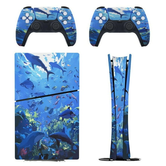 Underwater World PS5/PS5 Pro/PS5 Slim Digital Disc Skin Sticker For ...
