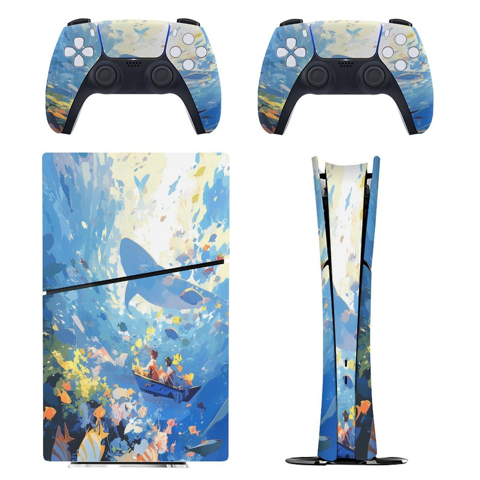Underwater World PS5/PS5 Pro/PS5 Slim Digital Disc Skin Sticker For ...