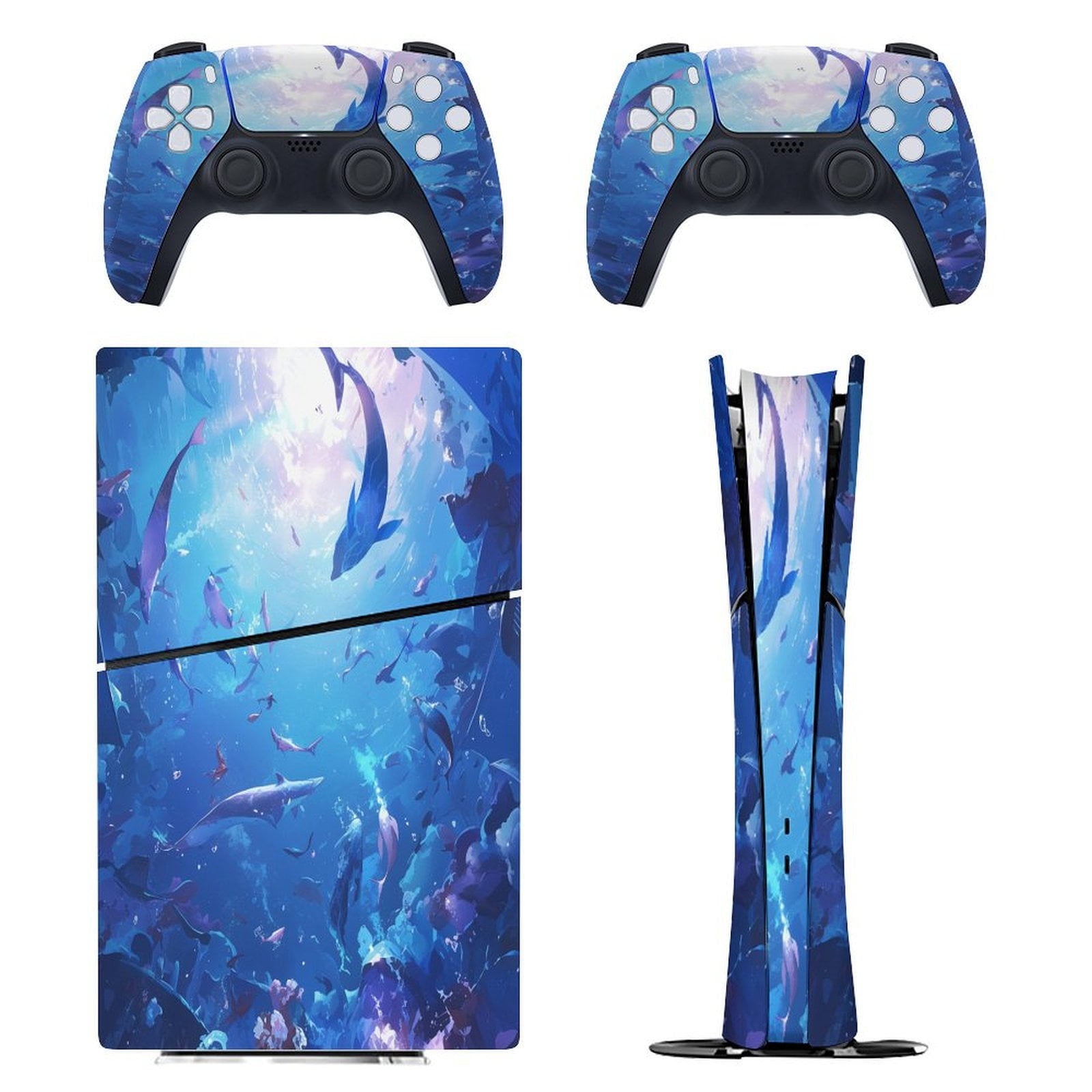 Underwater World PS5/PS5 Pro/PS5 Slim Digital Disc Skin Sticker For ...