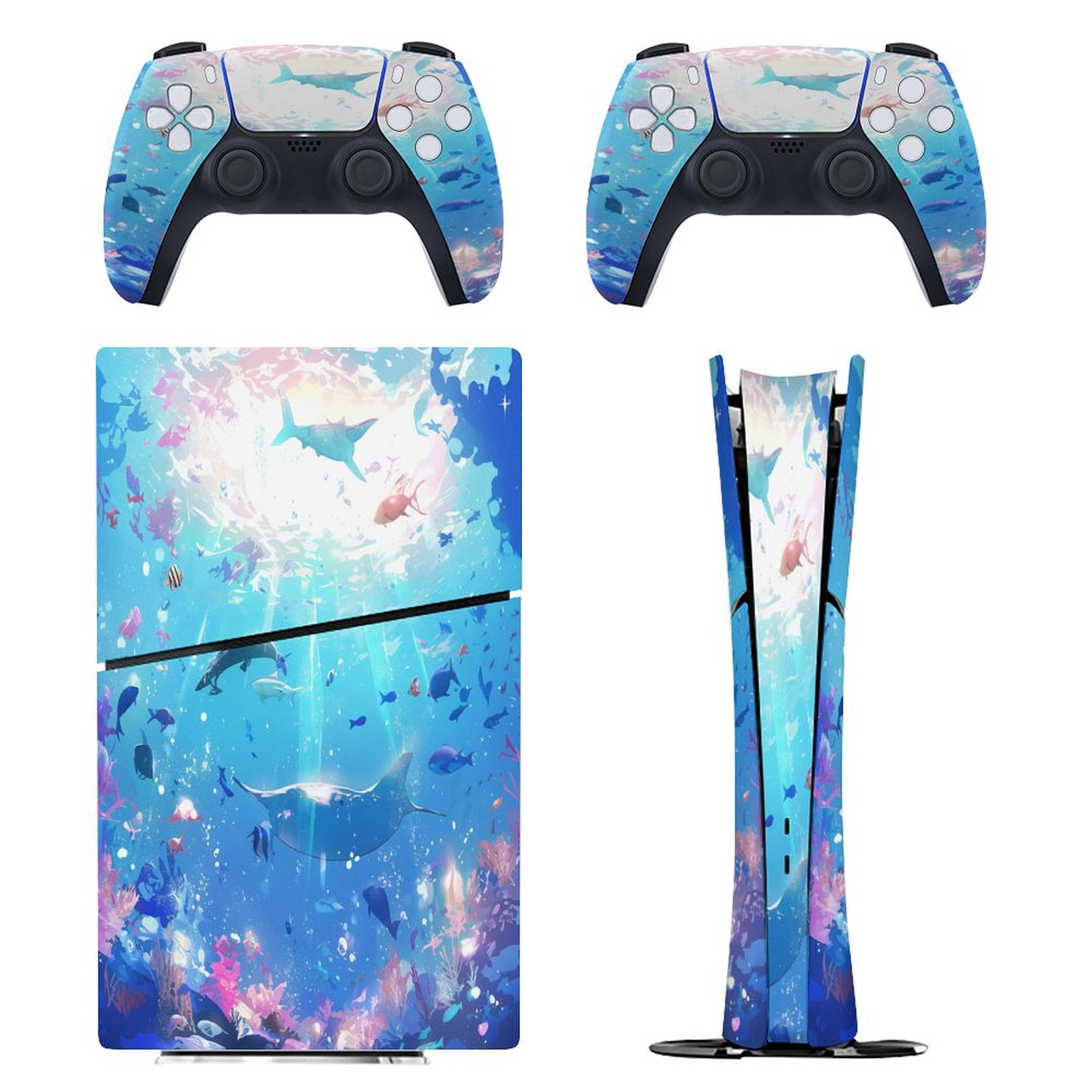 Underwater World PS5/PS5 Pro/PS5 Slim Digital Disc Skin Sticker For ...