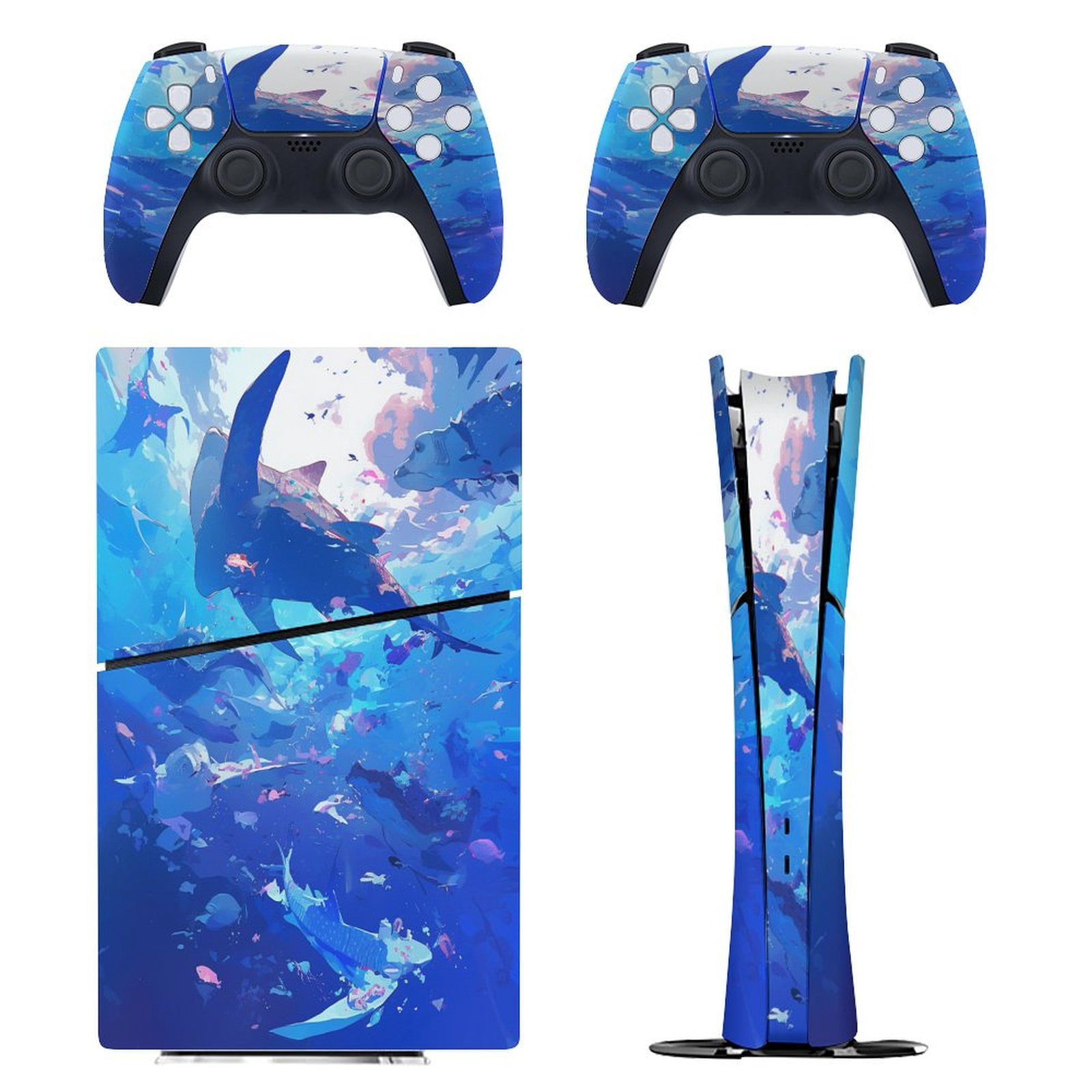 Underwater World PS5/PS5 Pro/PS5 Slim Digital Disc Skin Sticker For ...