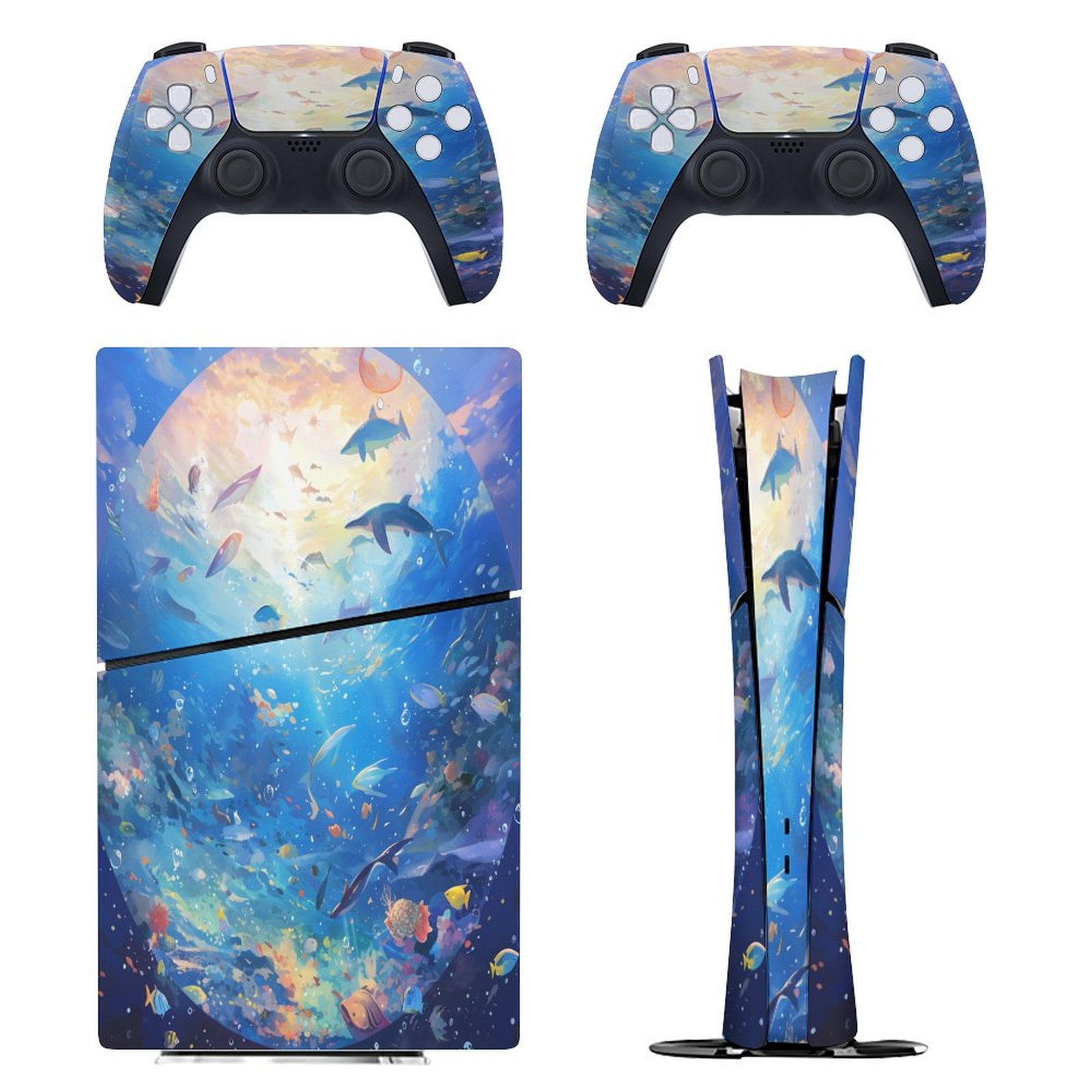 Underwater World PS5/PS5 Pro/PS5 Slim Digital Disc Skin Sticker For ...