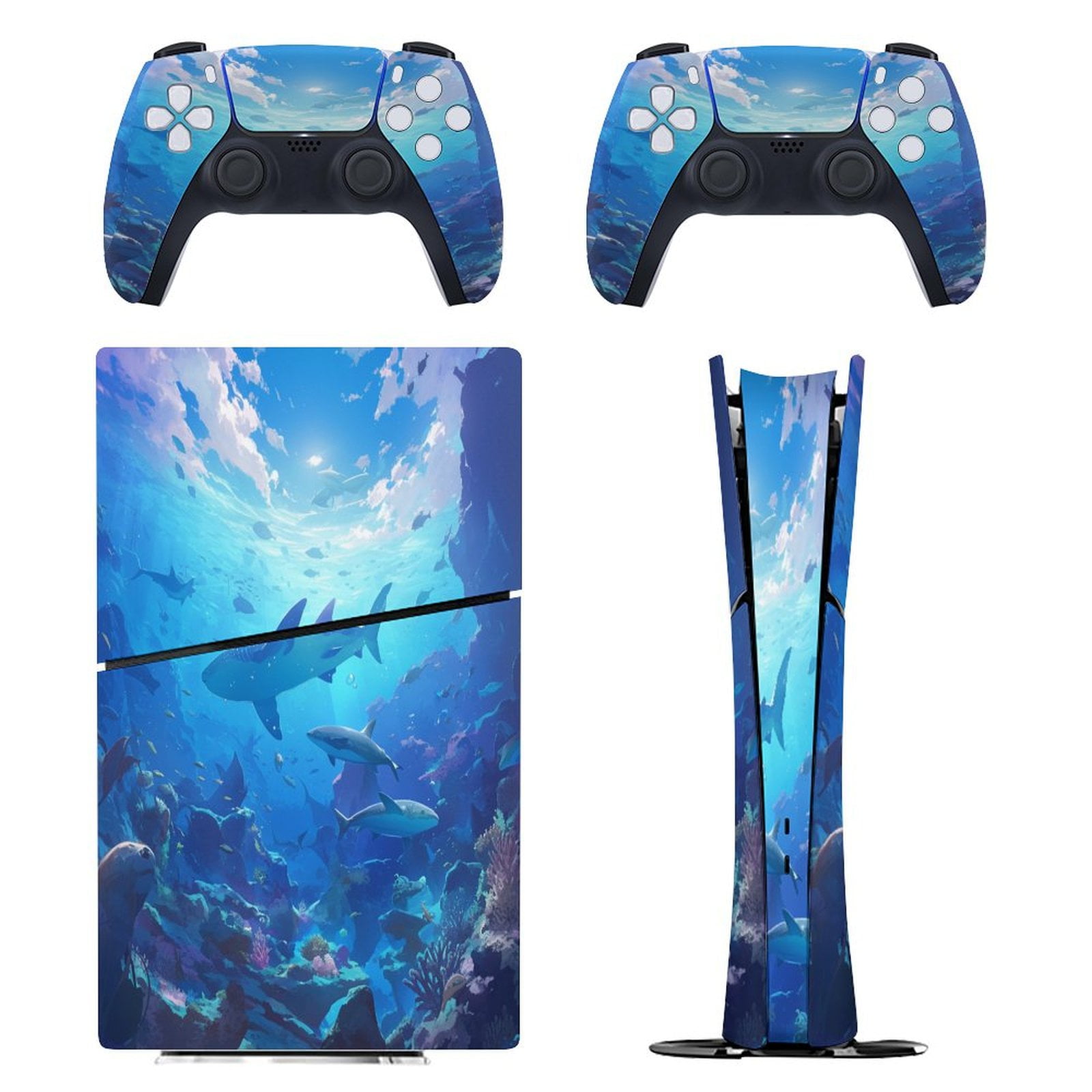 Underwater World PS5/PS5 Pro/PS5 Slim Digital Disc Skin Sticker For ...