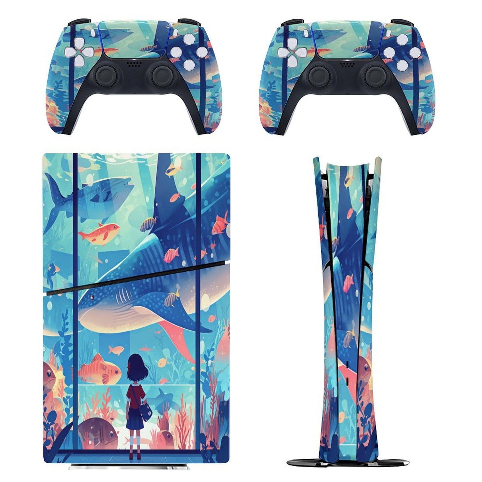 Underwater World PS5/PS5 Pro/PS5 Slim Digital Disc Skin Sticker For ...