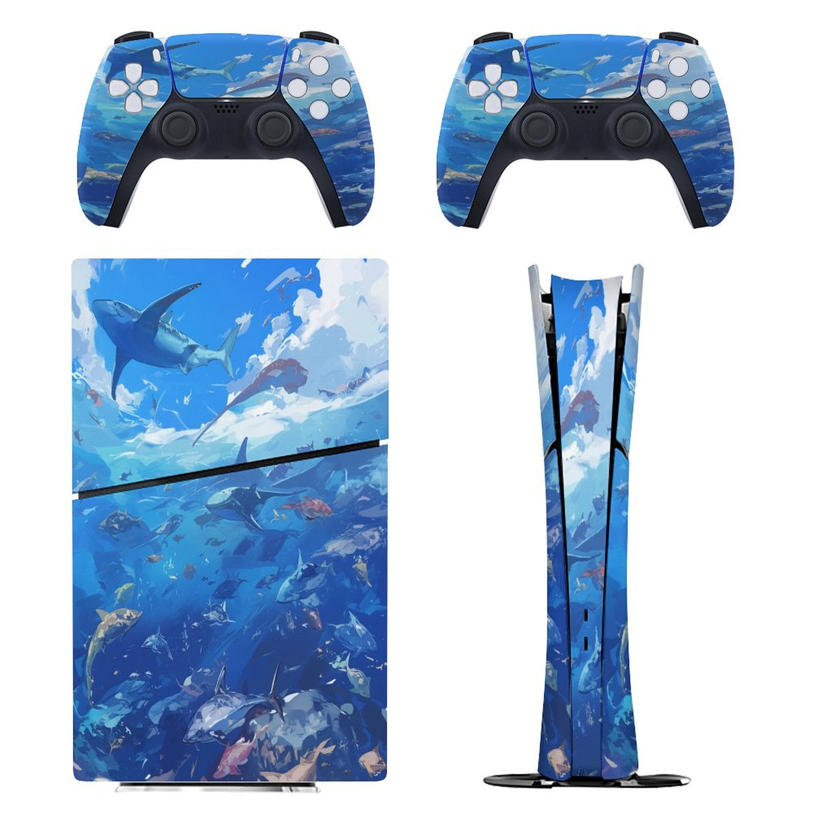 Underwater World PS5/PS5 Pro/PS5 Slim Digital Disc Skin Sticker For ...