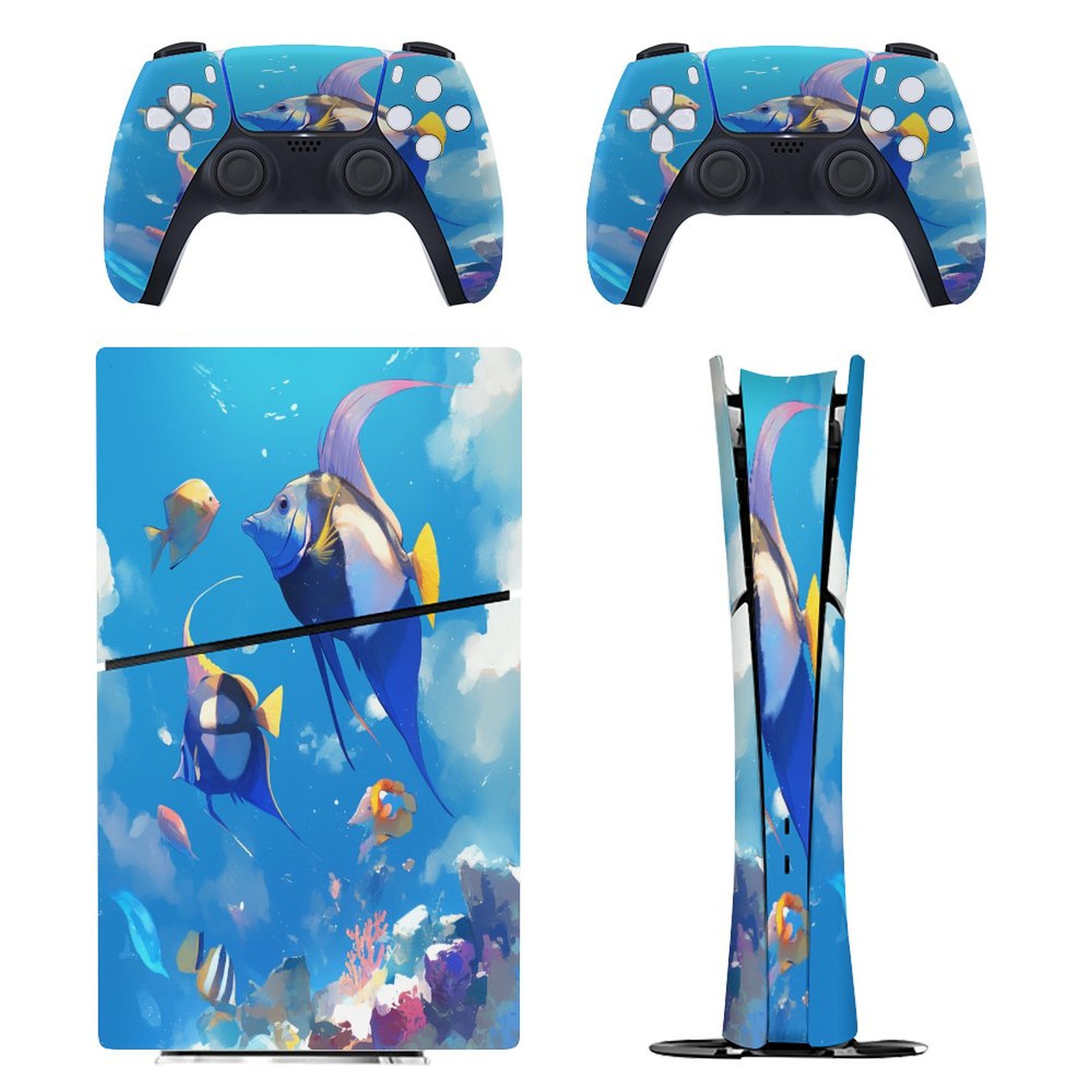 Underwater World PS5/PS5 Pro/PS5 Slim Digital Disc Skin Sticker For ...