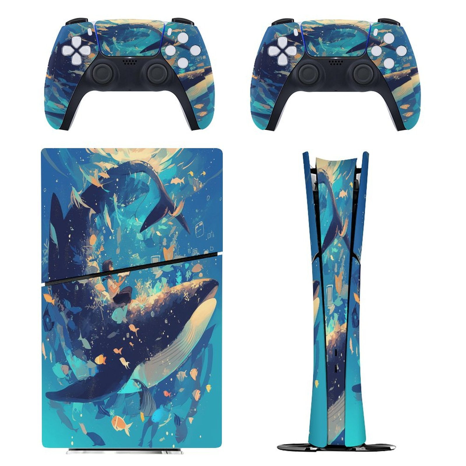 Underwater World PS5/PS5 Pro/PS5 Slim Digital Disc Skin Sticker For ...