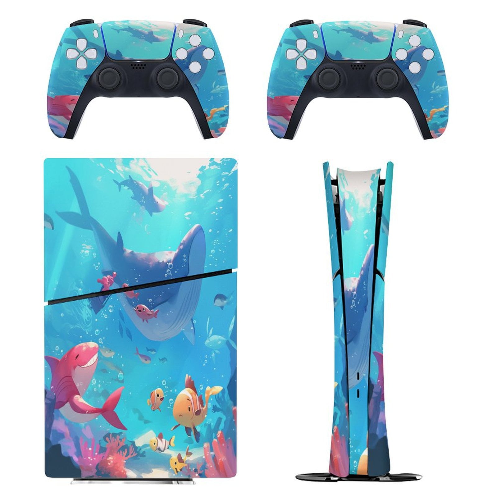 Underwater World PS5/PS5 Pro/PS5 Slim Digital Disc Skin Sticker For ...