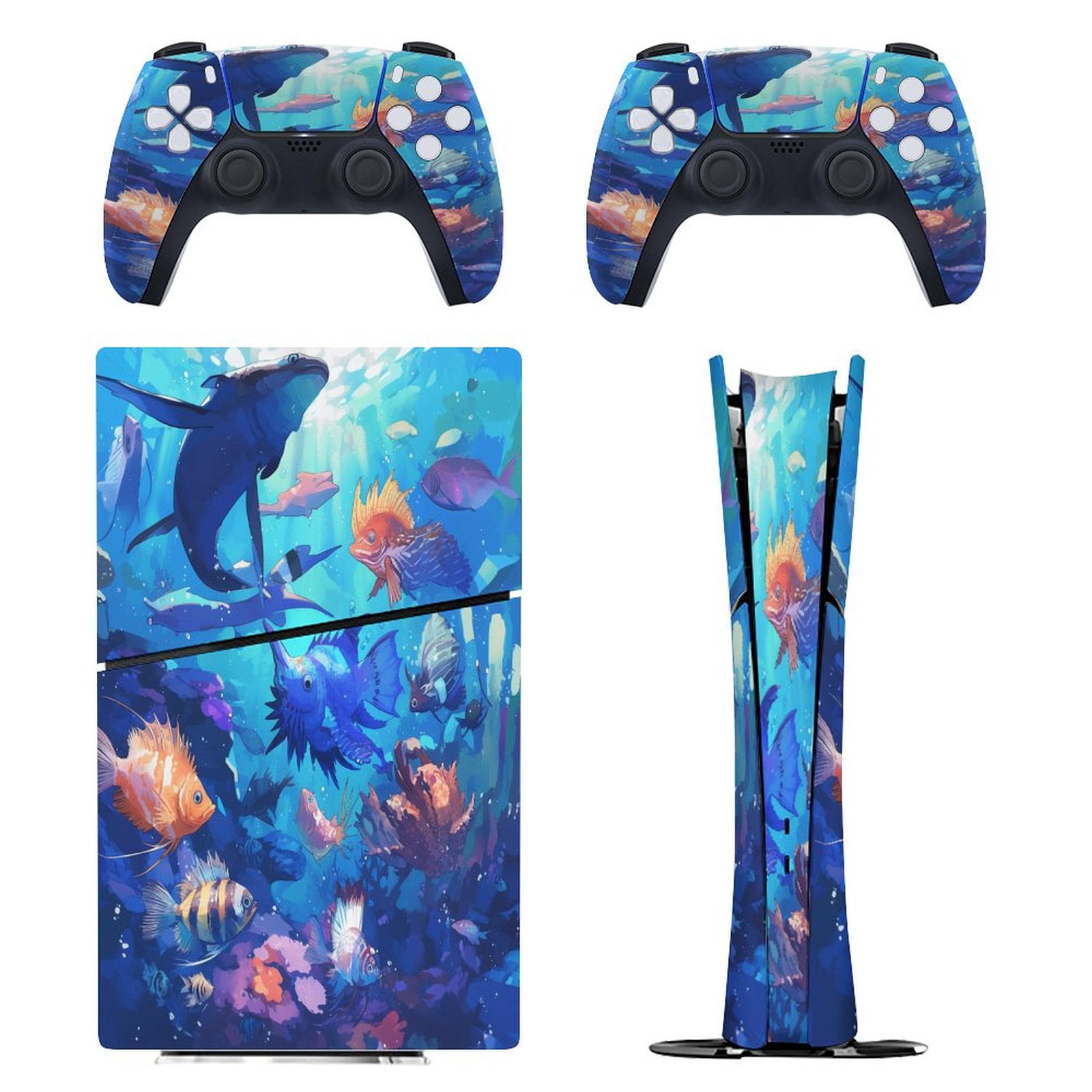 Underwater World PS5/PS5 Pro/PS5 Slim Digital Disc Skin Sticker For ...