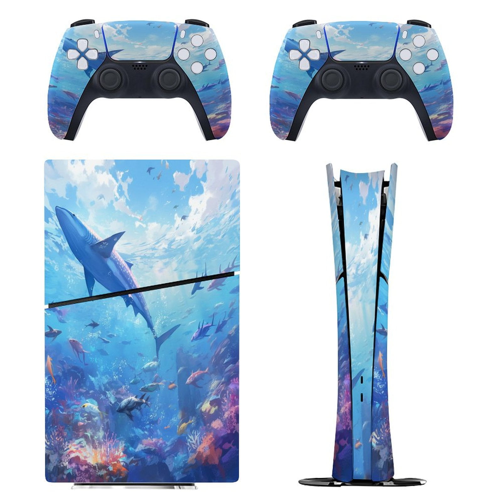 Underwater World PS5/PS5 Pro/PS5 Slim Digital Disc Skin Sticker For ...