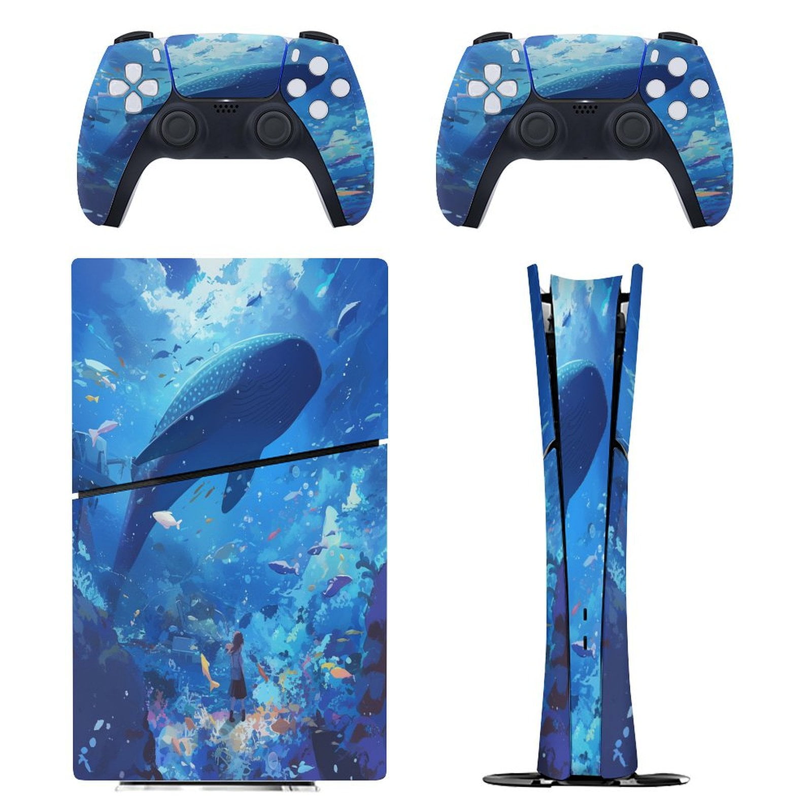 Underwater World PS5/PS5 Pro/PS5 Slim Digital Disc Skin Sticker For ...