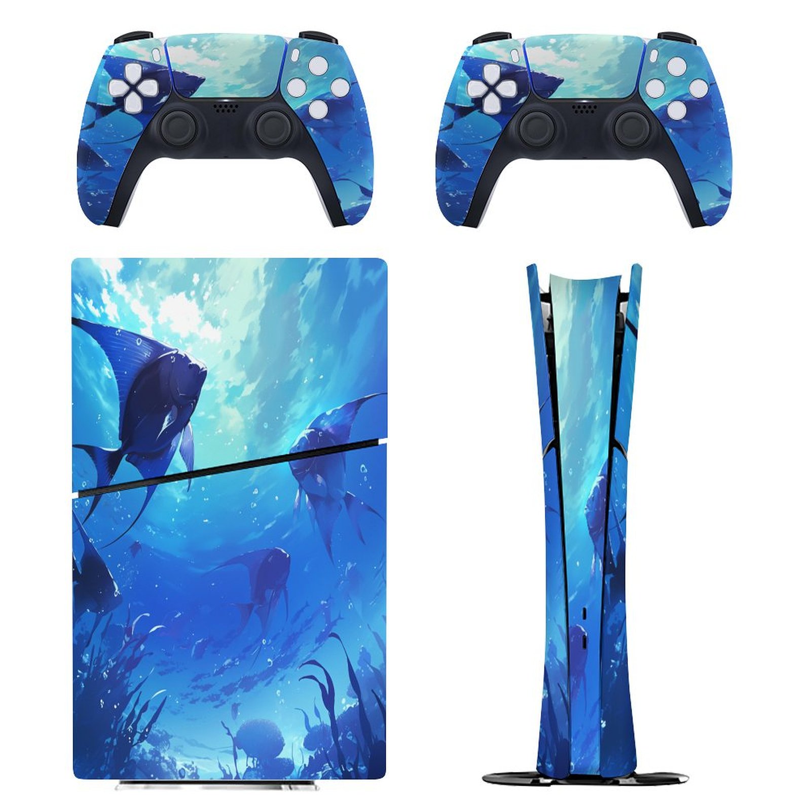 Underwater World PS5/PS5 Pro/PS5 Slim Digital Disc Skin Sticker For ...