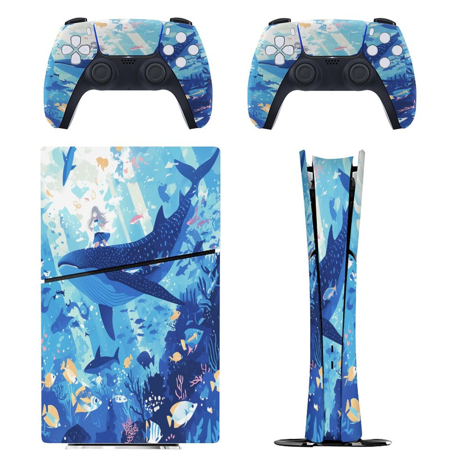 Underwater World PS5/PS5 Pro/PS5 Slim Digital Disc Skin Sticker For ...
