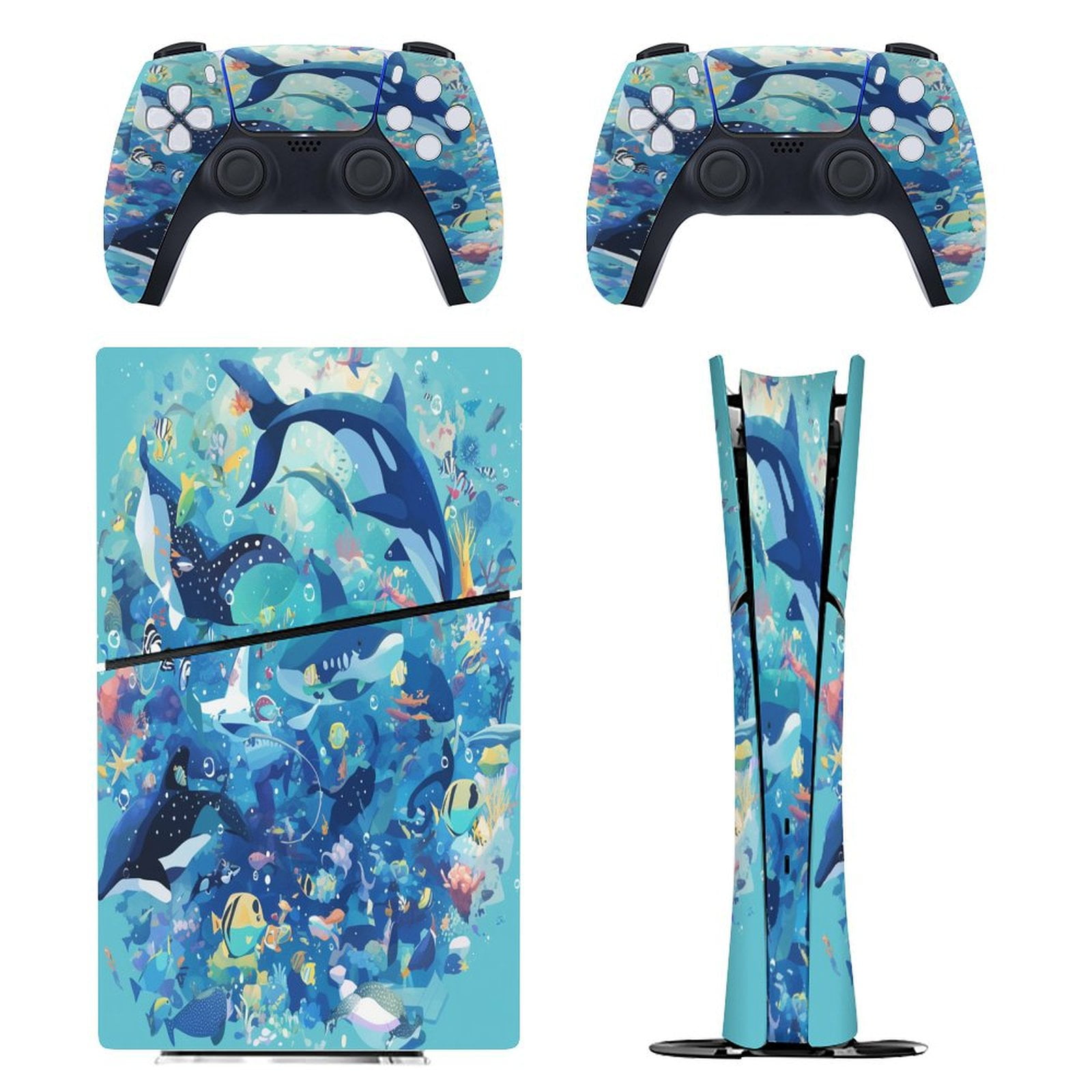 Underwater World PS5/PS5 Pro/PS5 Slim Digital Disc Skin Sticker For ...