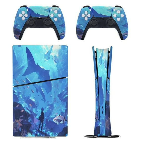 Underwater World PS5/PS5 Pro/PS5 Slim Digital Disc Skin Sticker For ...