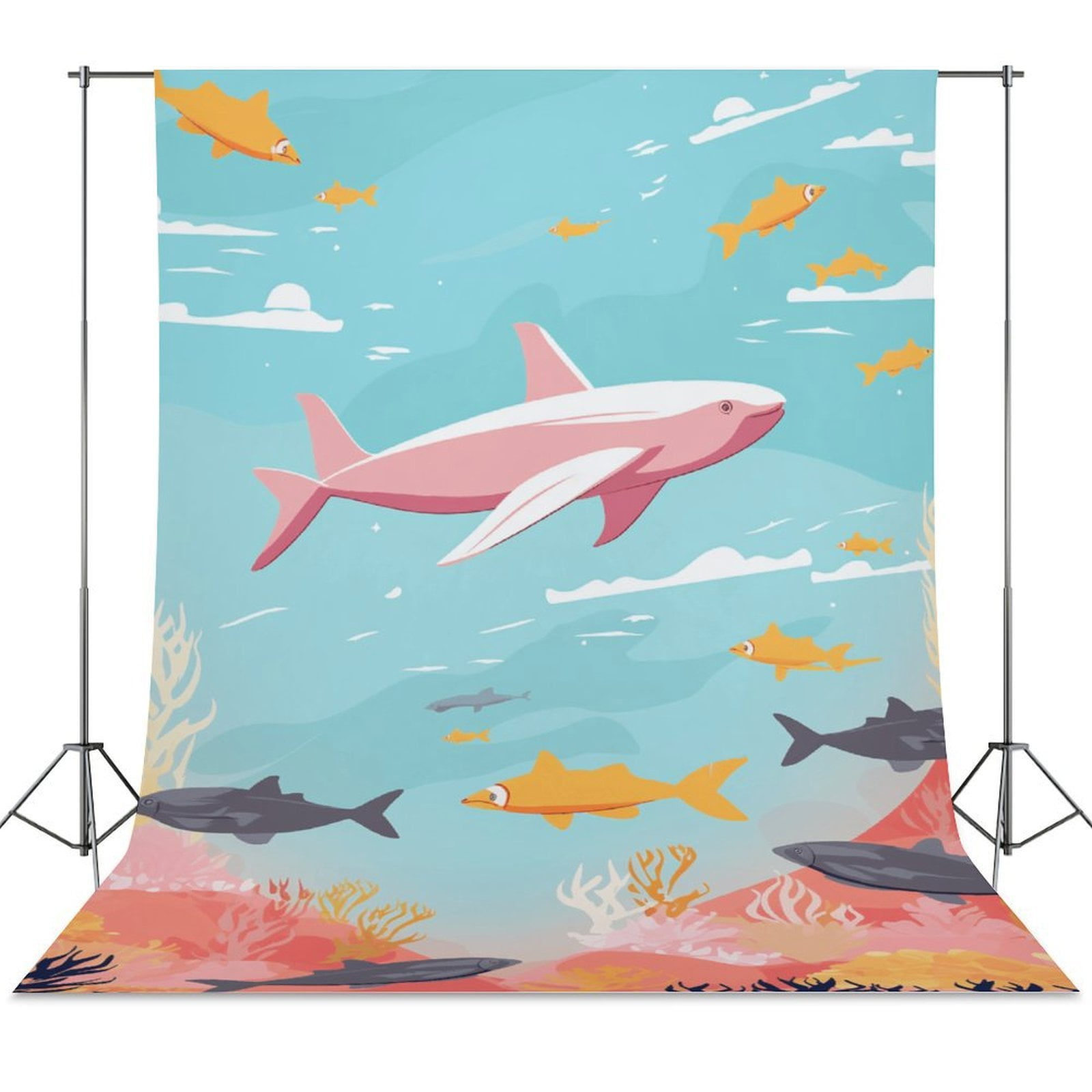 Underwater World Party Backdrop Birthday Decoration Backgrounds for ...