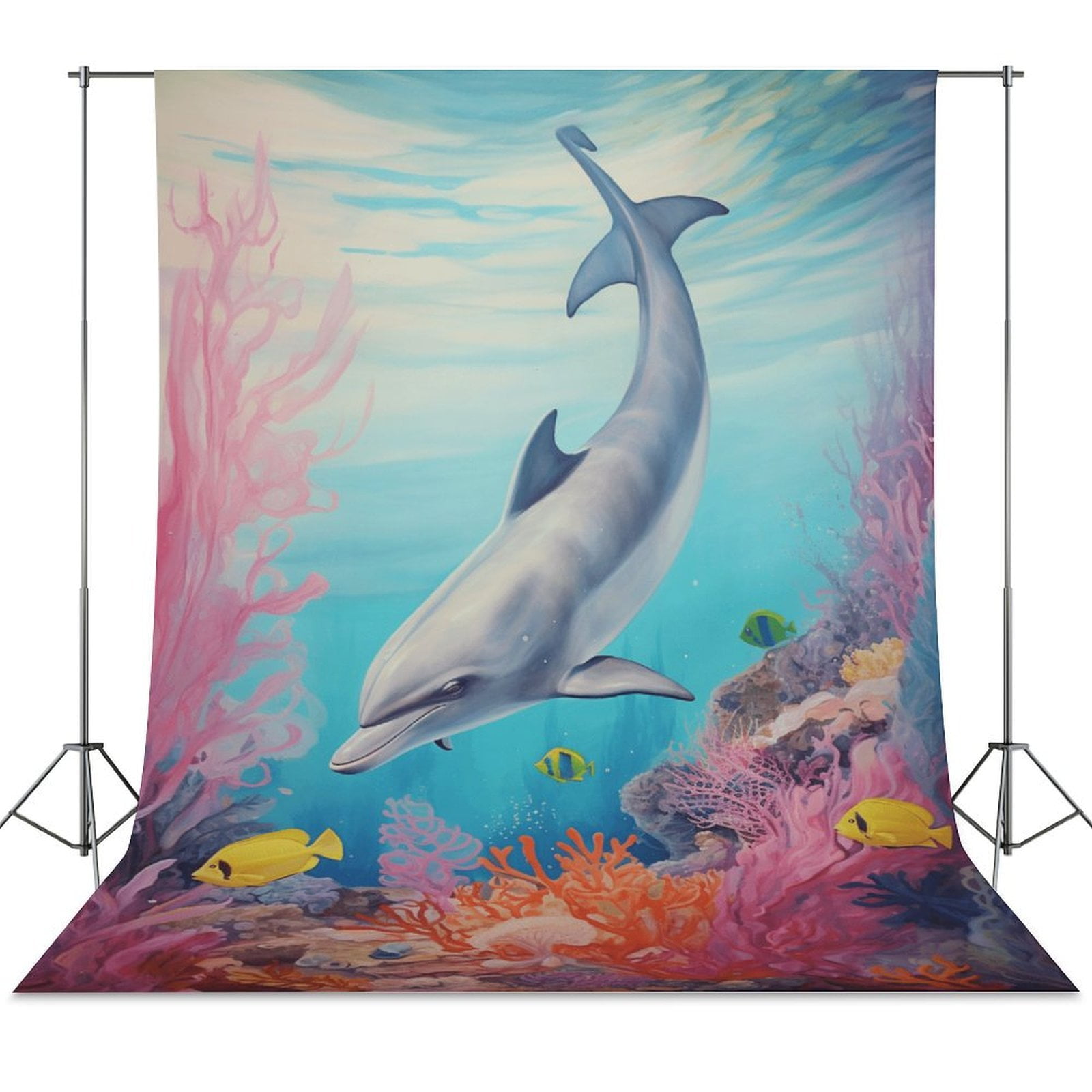 Underwater World Party Backdrop Birthday Decoration Backgrounds for ...