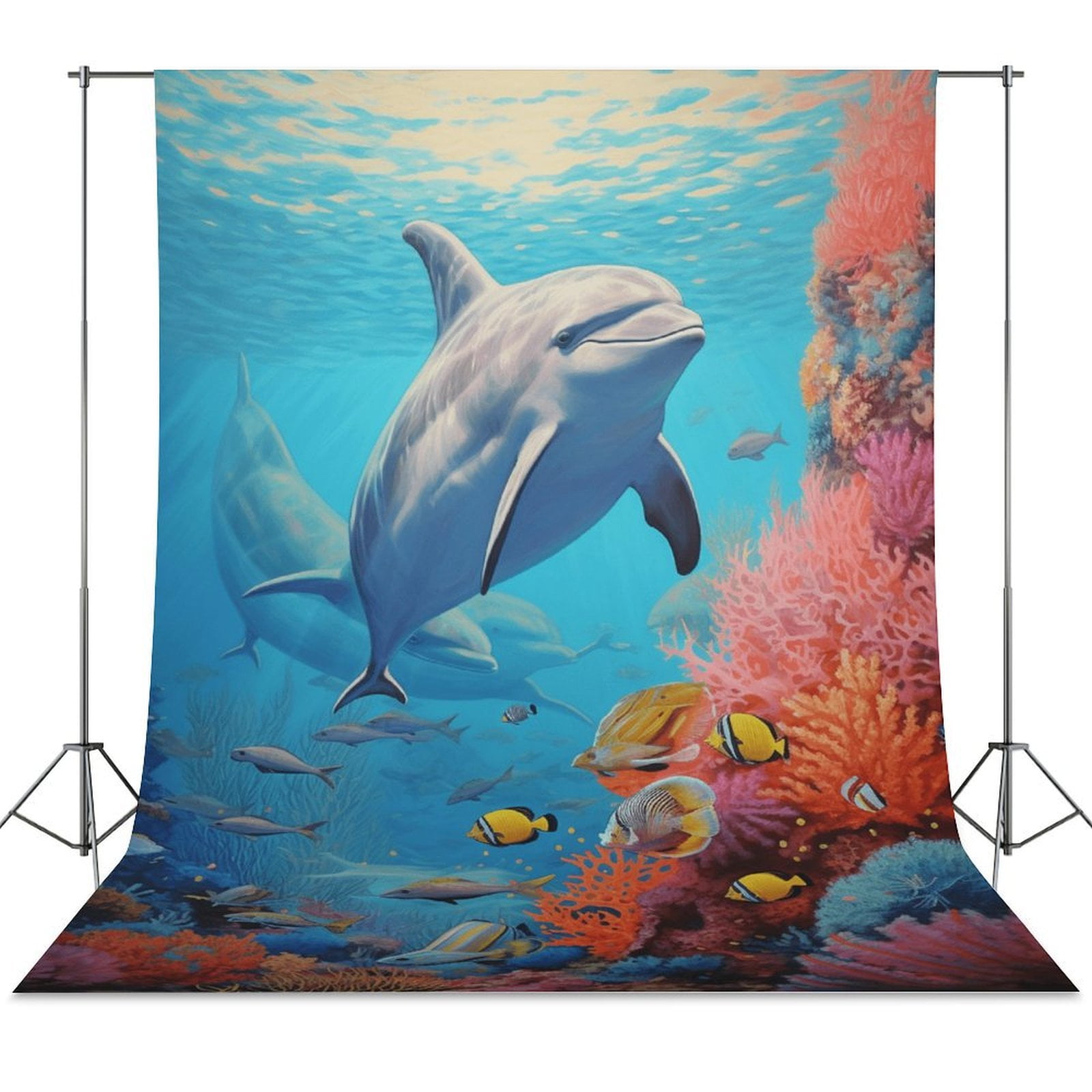 Underwater World Party Backdrop Birthday Decoration Backgrounds for ...