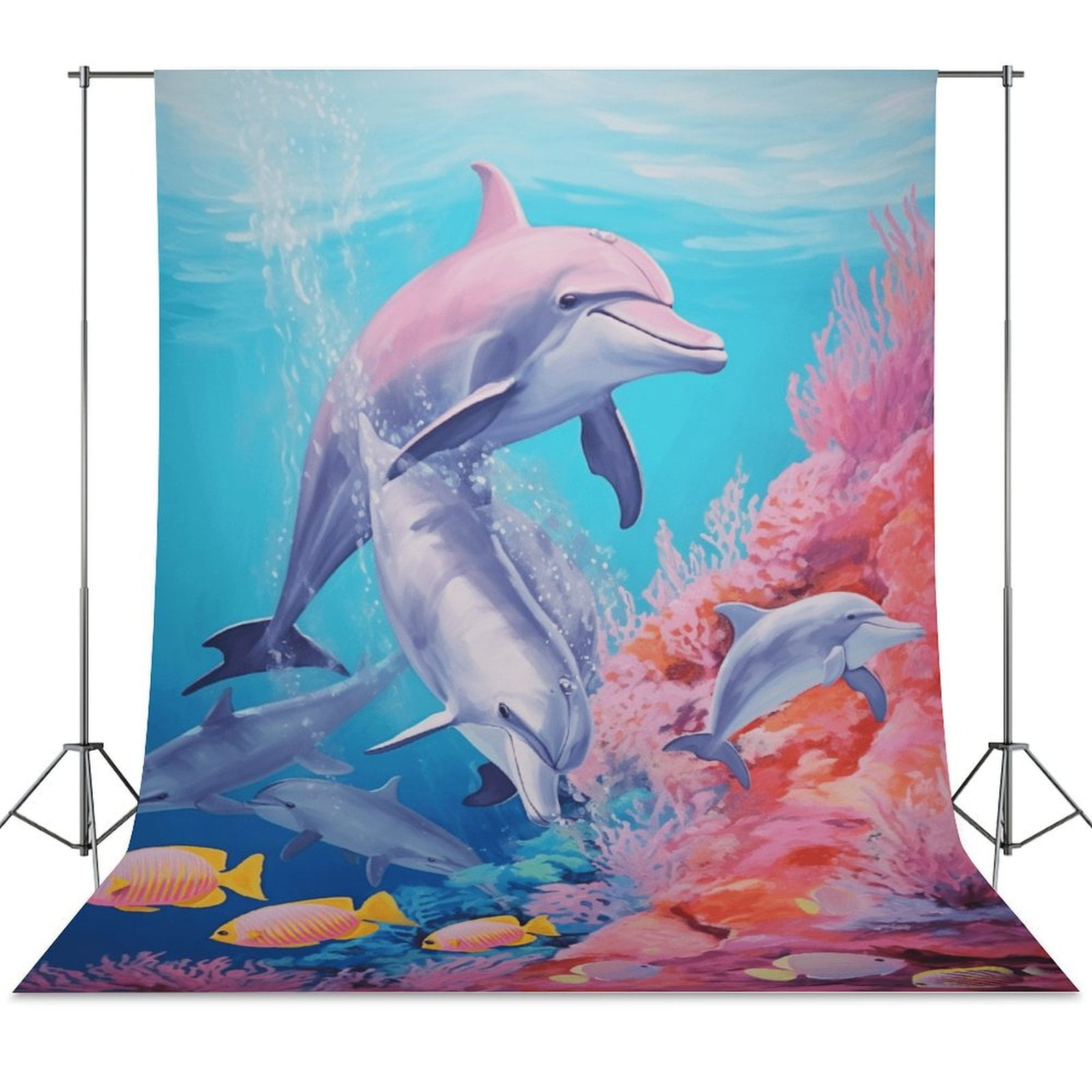 Underwater World Party Backdrop Birthday Decoration Backgrounds for ...